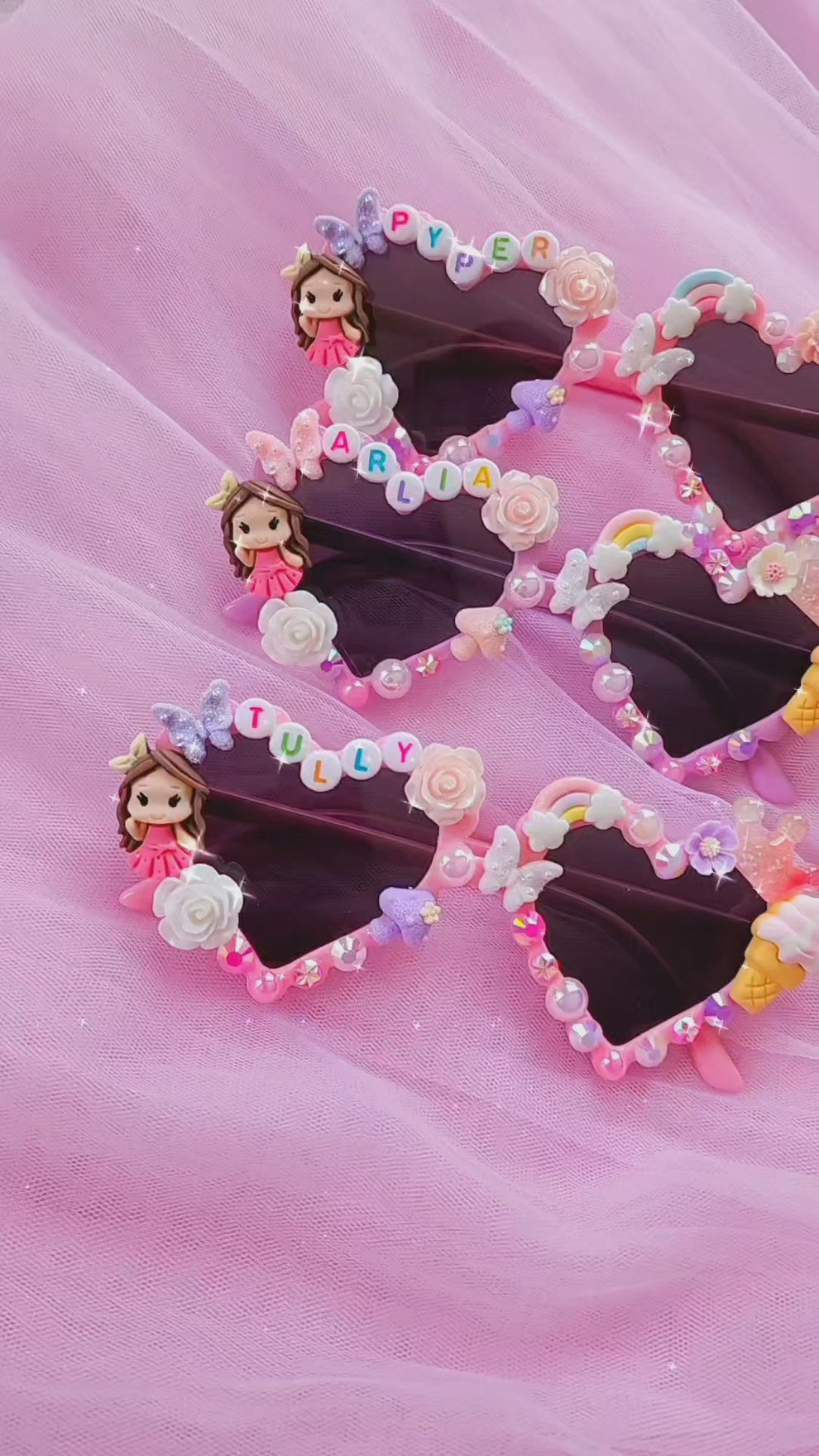 Bedazzled Heart -Pink Princess – scarlettandsisters